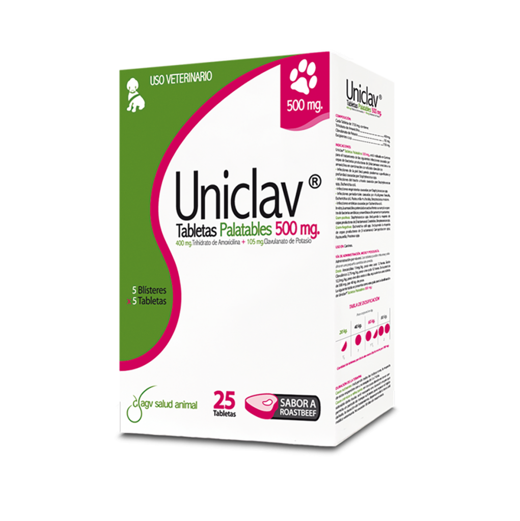 Uniclav Tabletas | Antibacteriano | Agv salud animal